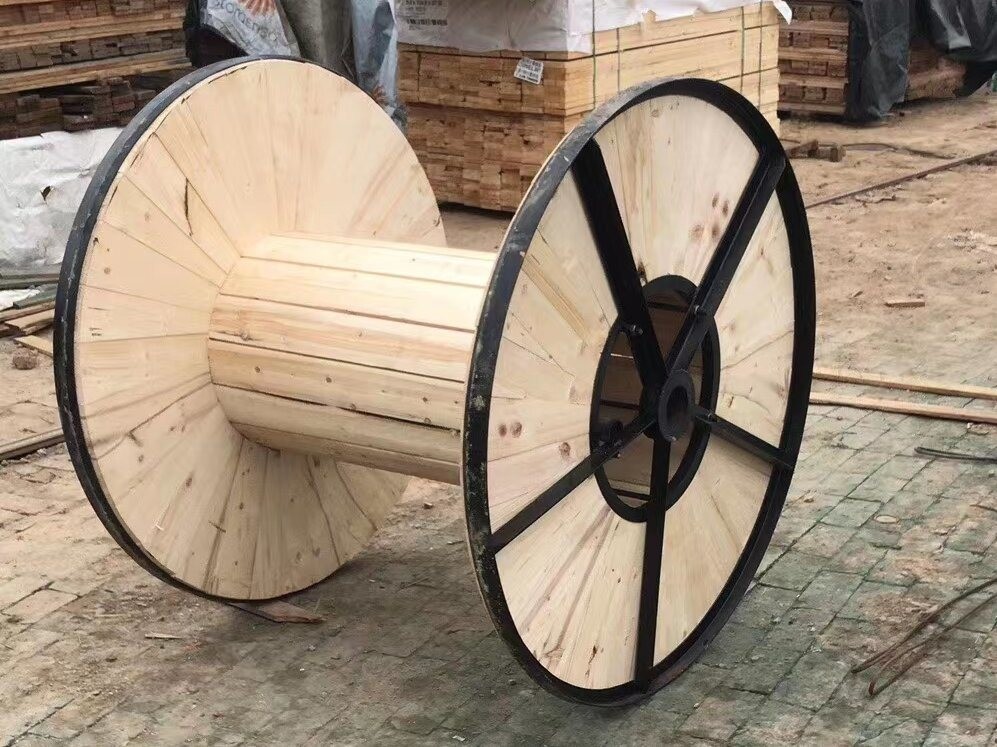 Single Face Wooden Cable Reel Cable Drum Pine Recycled Cable Reels