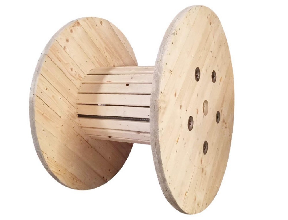 Empty Large Wooden Cable Spools Cable Reel Wooden Wire Drum