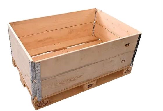 Collapsible Wooden Storage Boxes Wooden Pallet Box Collars Hinge Collar